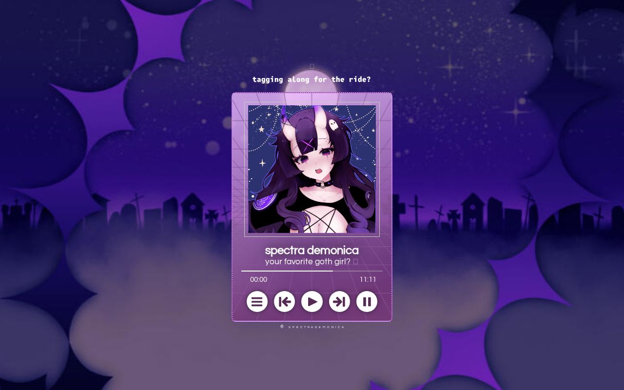 Spectra Demonica's Carrd